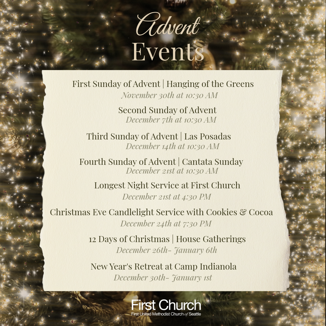 Advent Events - First Church Seattle
